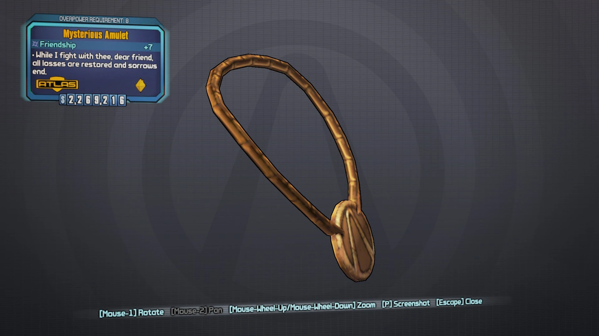 Mysterious Amulet | BL2reborn Wiki | Fandom