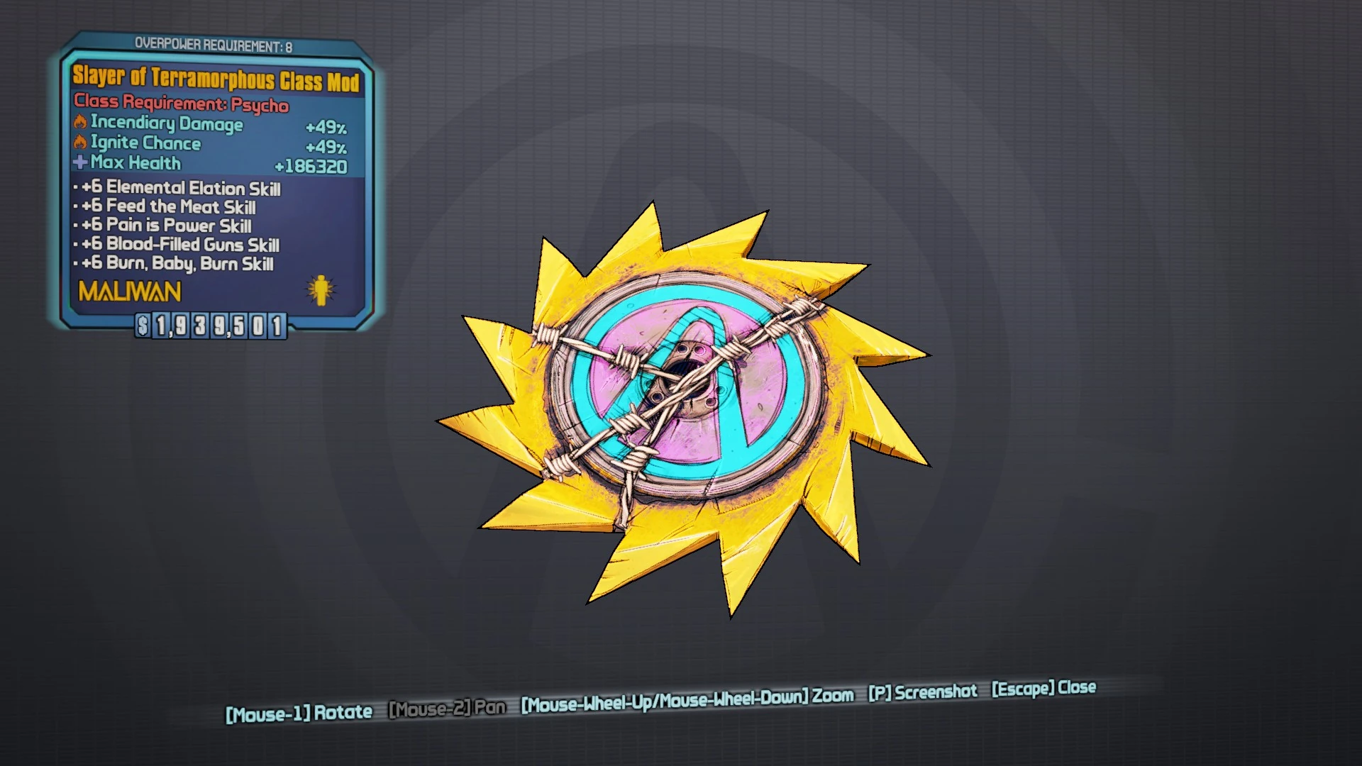 Terramorphous Black Hole