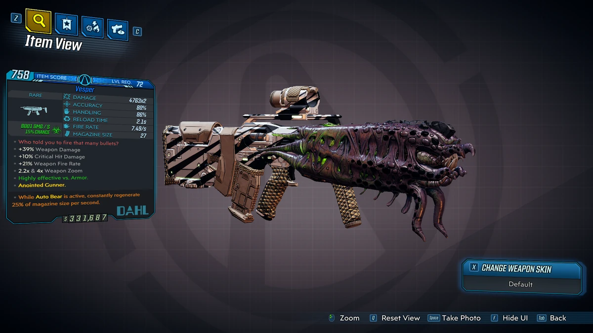 Vesper | BL3 Radiance Wiki | Fandom