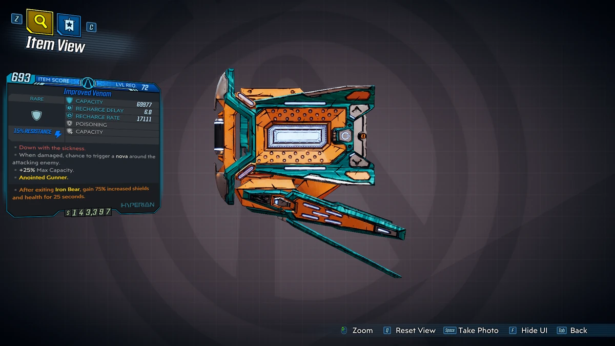 Venom | BL3 Radiance Wiki | Fandom