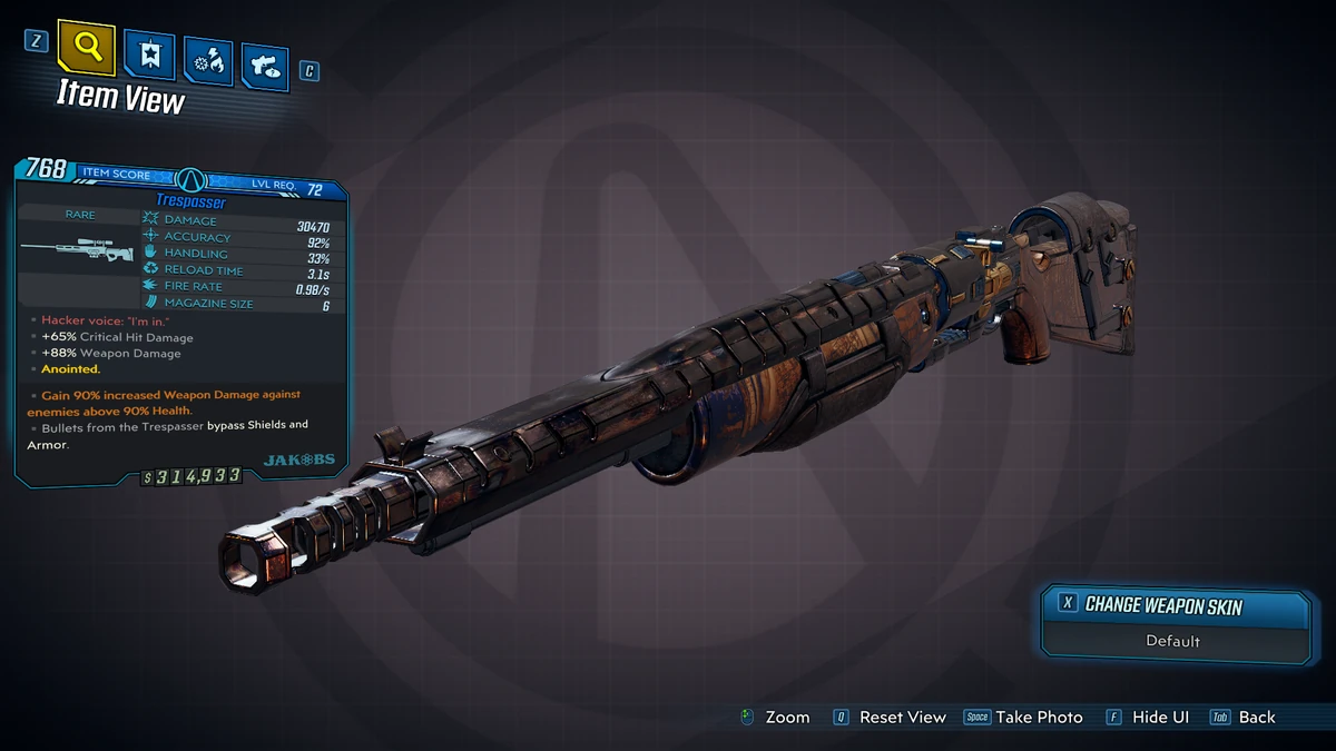 Trespasser | BL3 Radiance Wiki | Fandom