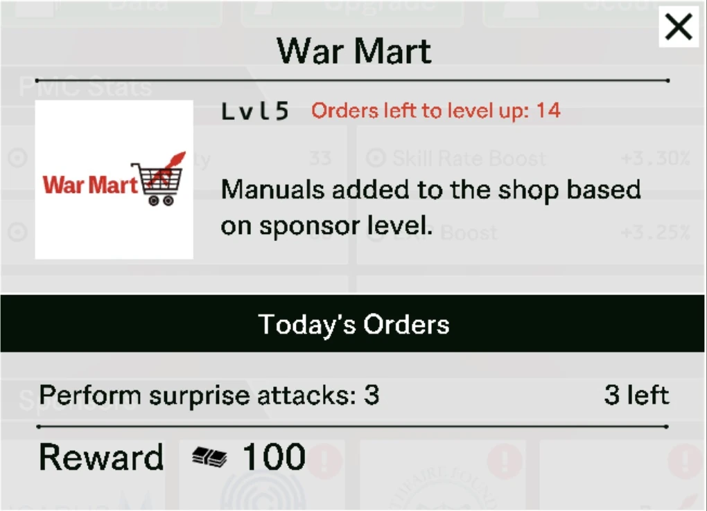 War Mart | Black Command Wiki | Fandom