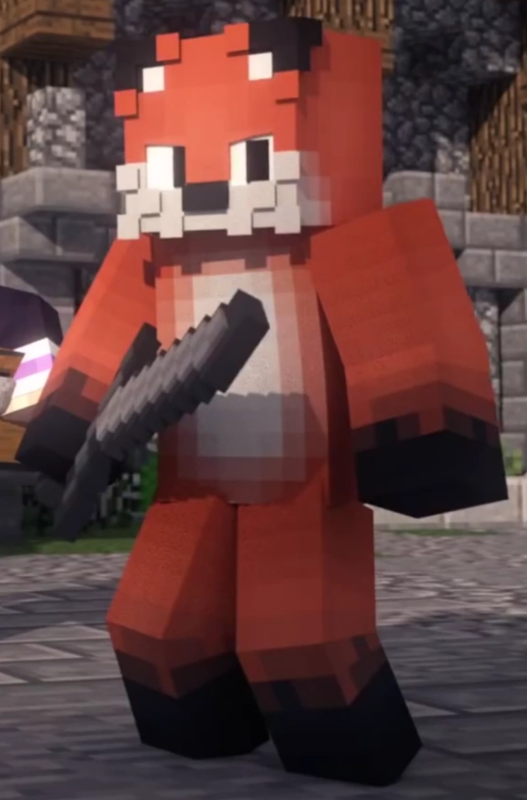 Minecraft Derp Fox Skin