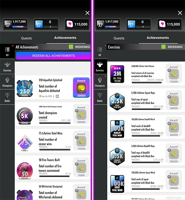 Achievements | Black Box VR Wiki | Fandom