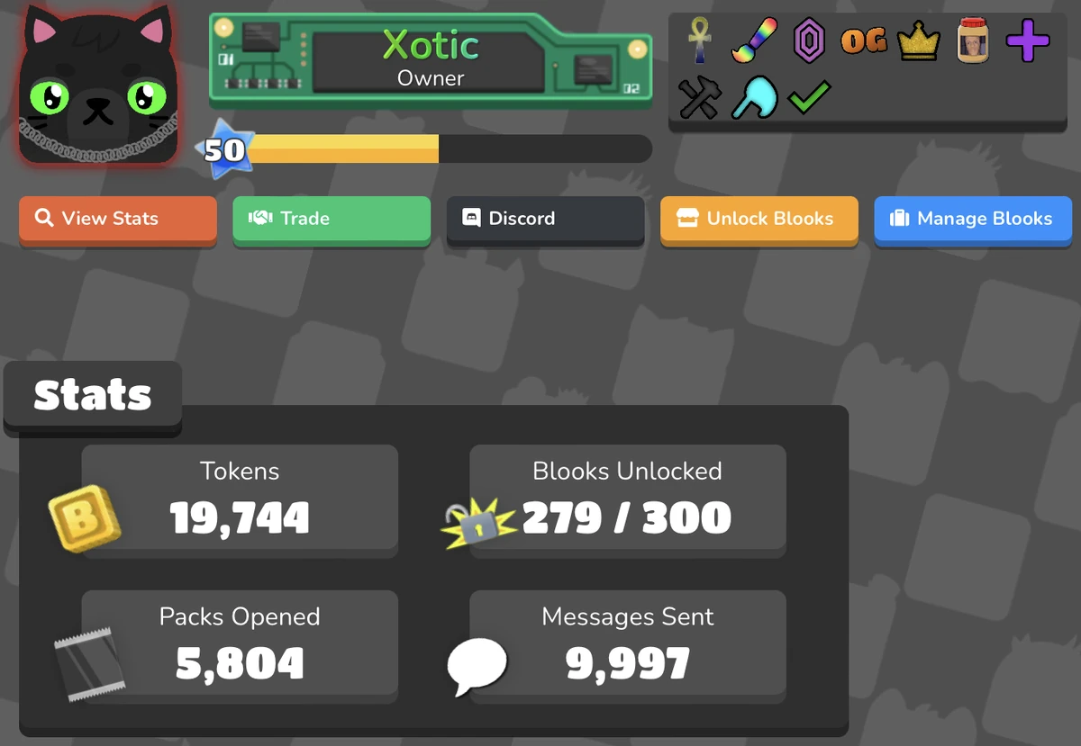 Xotic (Player) | Blacket Wiki | Fandom