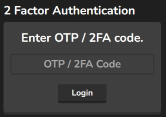 OTP / 2FA | Blacket2 Wiki | Fandom