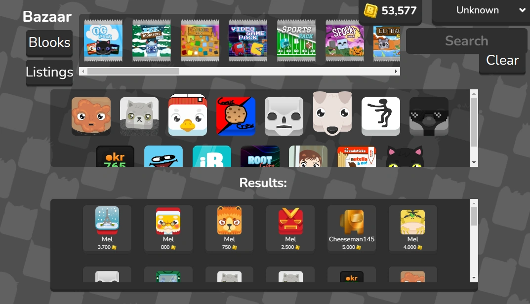 Bazaar | Blacket2 Wiki | Fandom