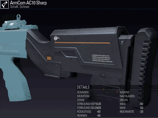 ArmCom AC10 Sharp | Blacklight Wiki | Fandom