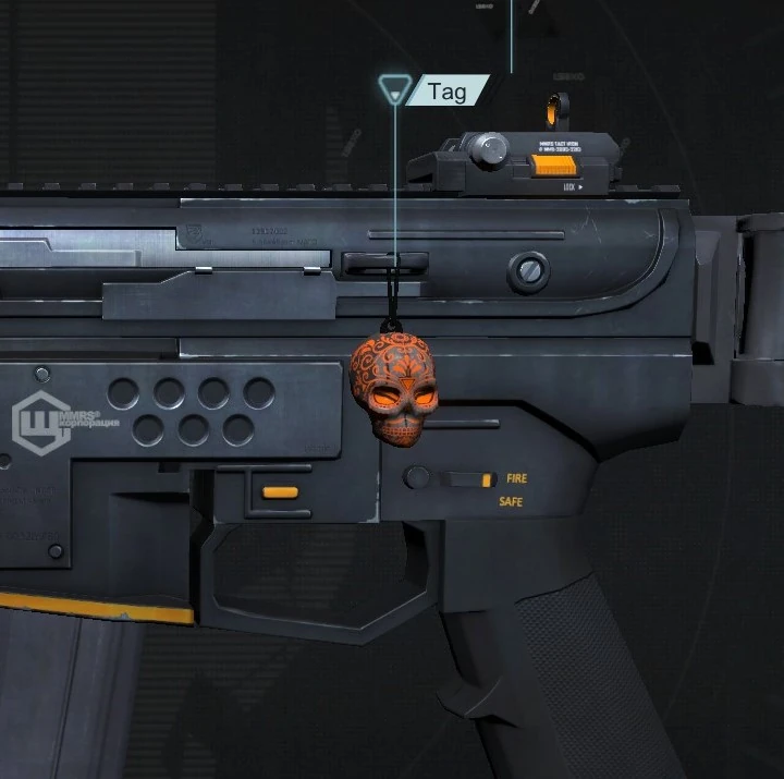BLR Sugar Skull Weapon Tag | Blacklight Wiki | Fandom