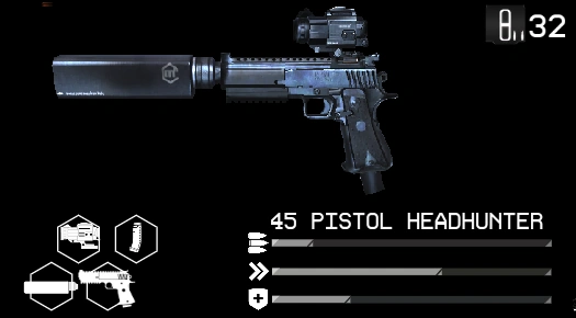 45 Pistol Headhunter | Blacklight Wiki | Fandom
