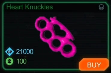 Heart Knuckles Weapon Tag | Blacklight Wiki | Fandom