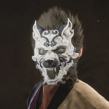 Wolf Tengu Mask
