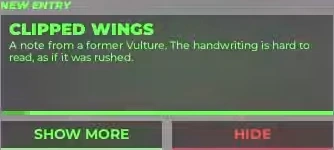 Clipped Wings | Blackout Wiki | Fandom