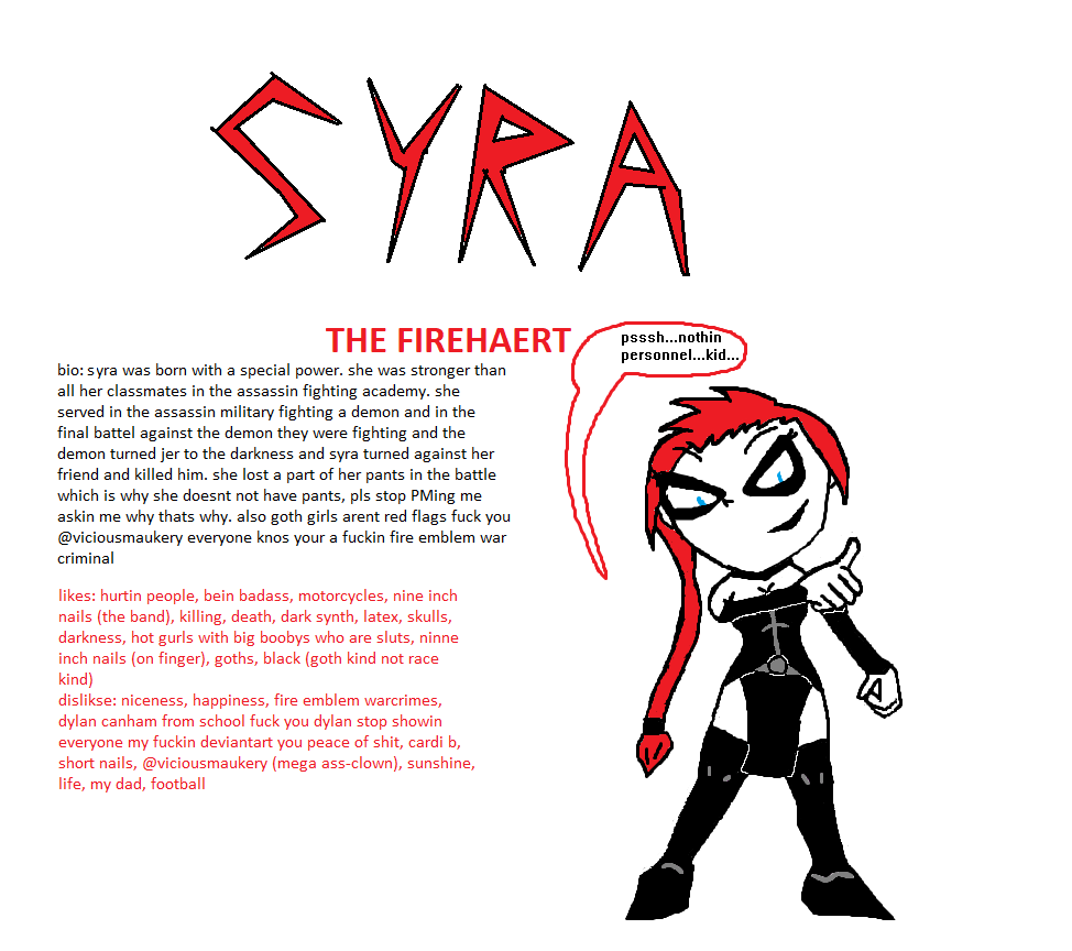 Syra Fireheart | Blackunknown Cinematic Universe Wiki | Fandom