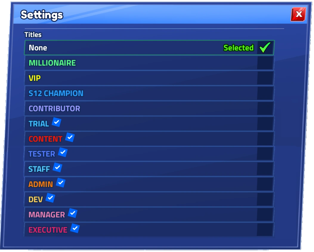 Titles | Blade Ball Wiki | Fandom