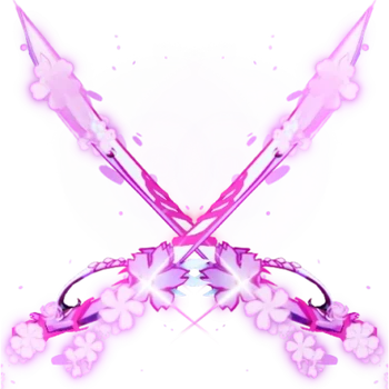Dual Sakura Katana | Blade Ball Wiki | Fandom