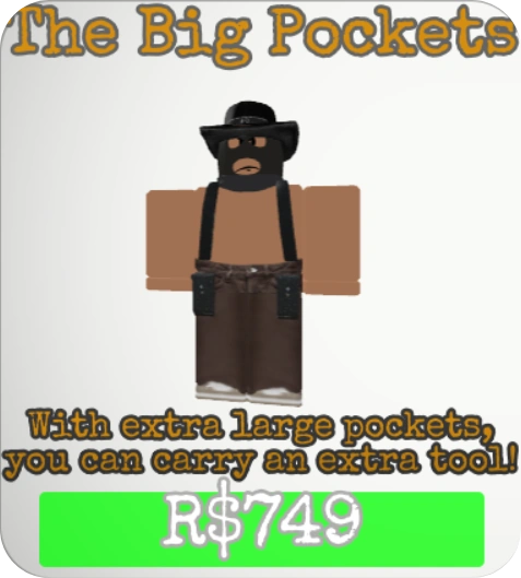 The Big Pockets | Blair Roblox Wiki | Fandom