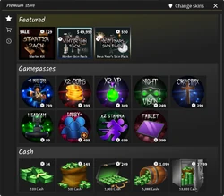 Premium Shop | Blair Roblox Wiki | Fandom