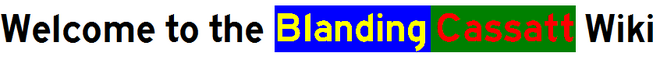 Blanding Cassatt Community Fandom