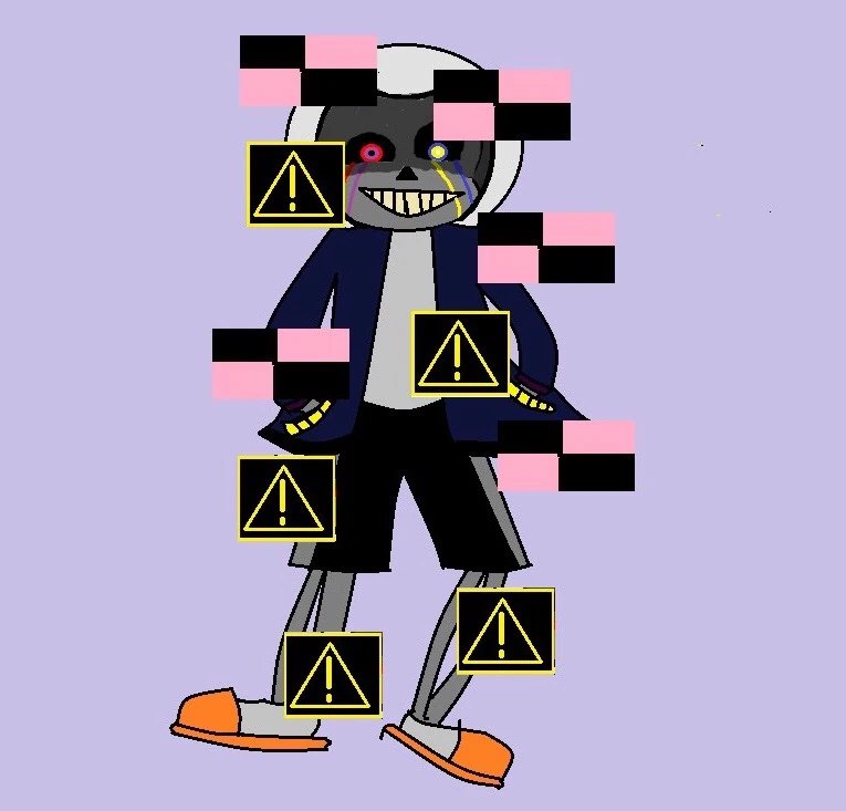 Glitch Night!Sans | Wiki BLANKVERSE | Fandom