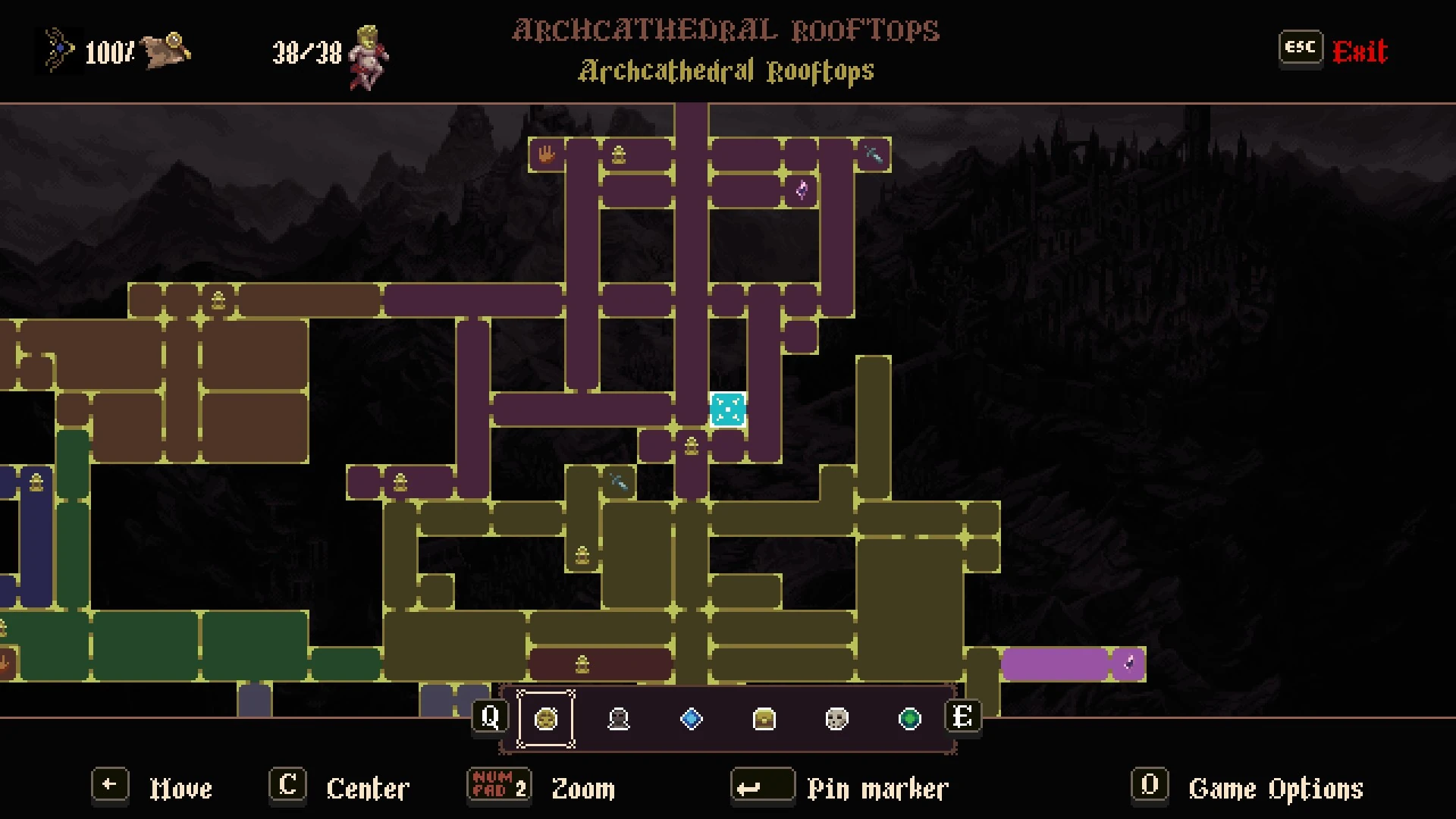 Blasphemous интерактивная карта