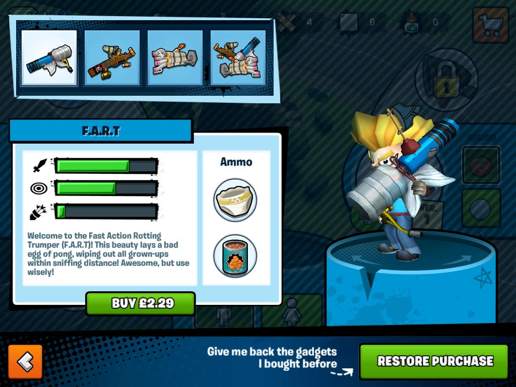 F.A.R.T | Blast in Beanotown! Wiki | Fandom