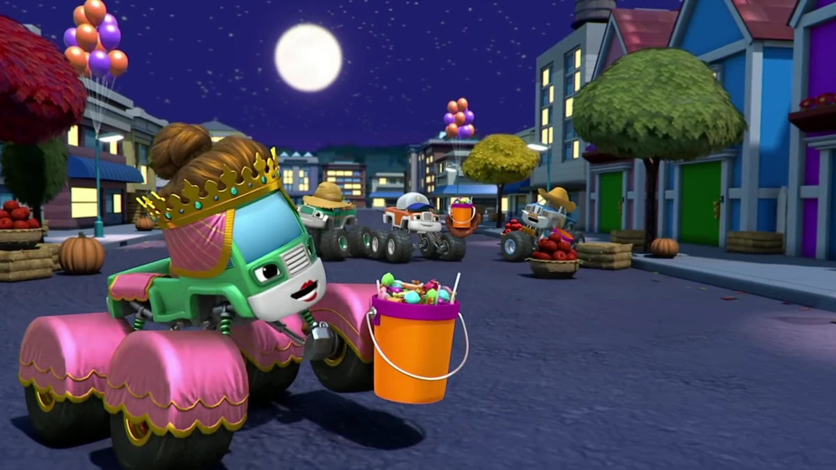 Monster Machine Halloween (short)/Gallery | Blaze and the Monster ...