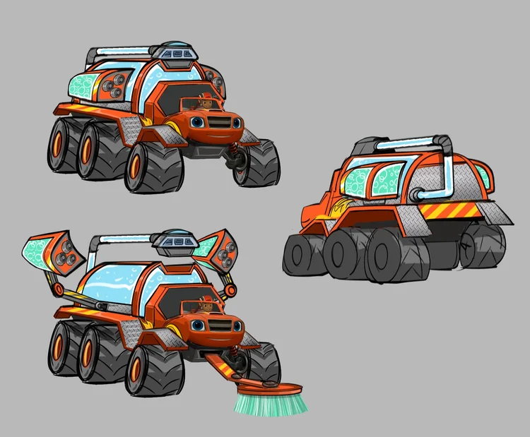 The Clean Machine/Gallery | Blaze and the Monster Machines Wiki | Fandom