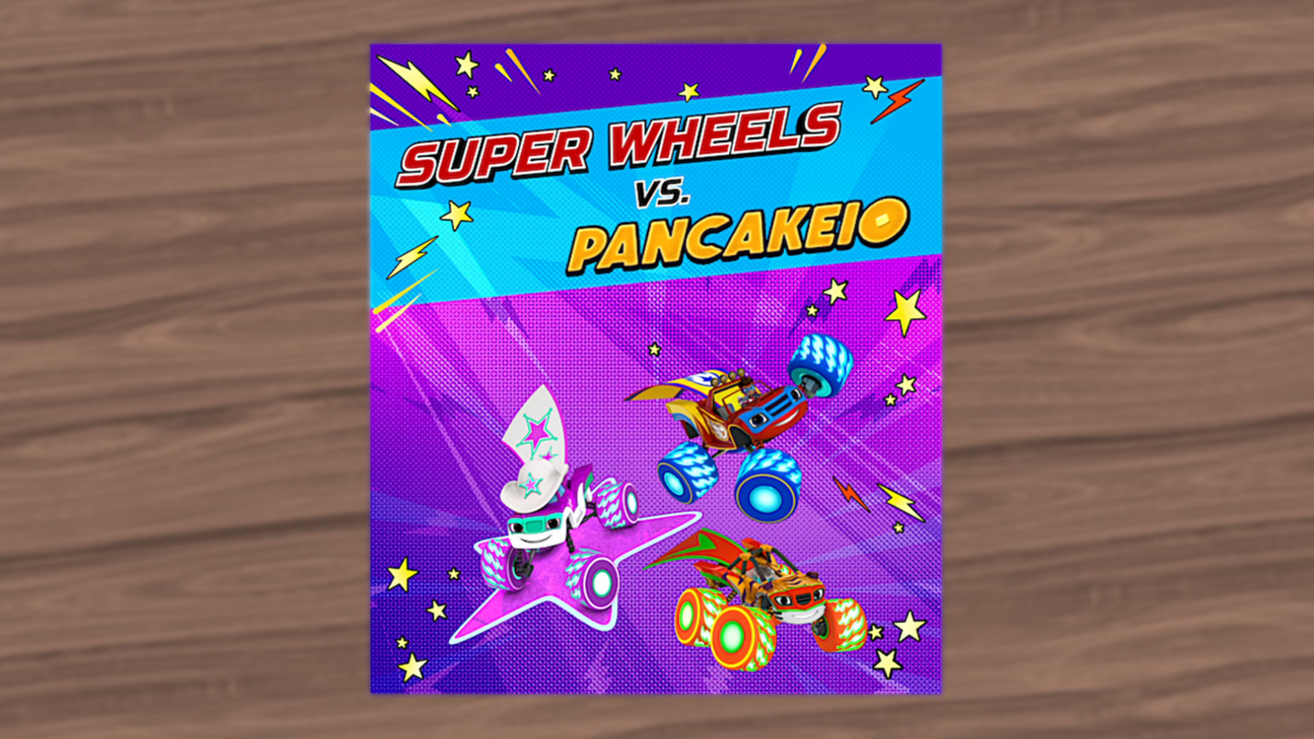 Super Wheels Vs Pancakeio Blaze And The Monster Machines Wiki Fandom