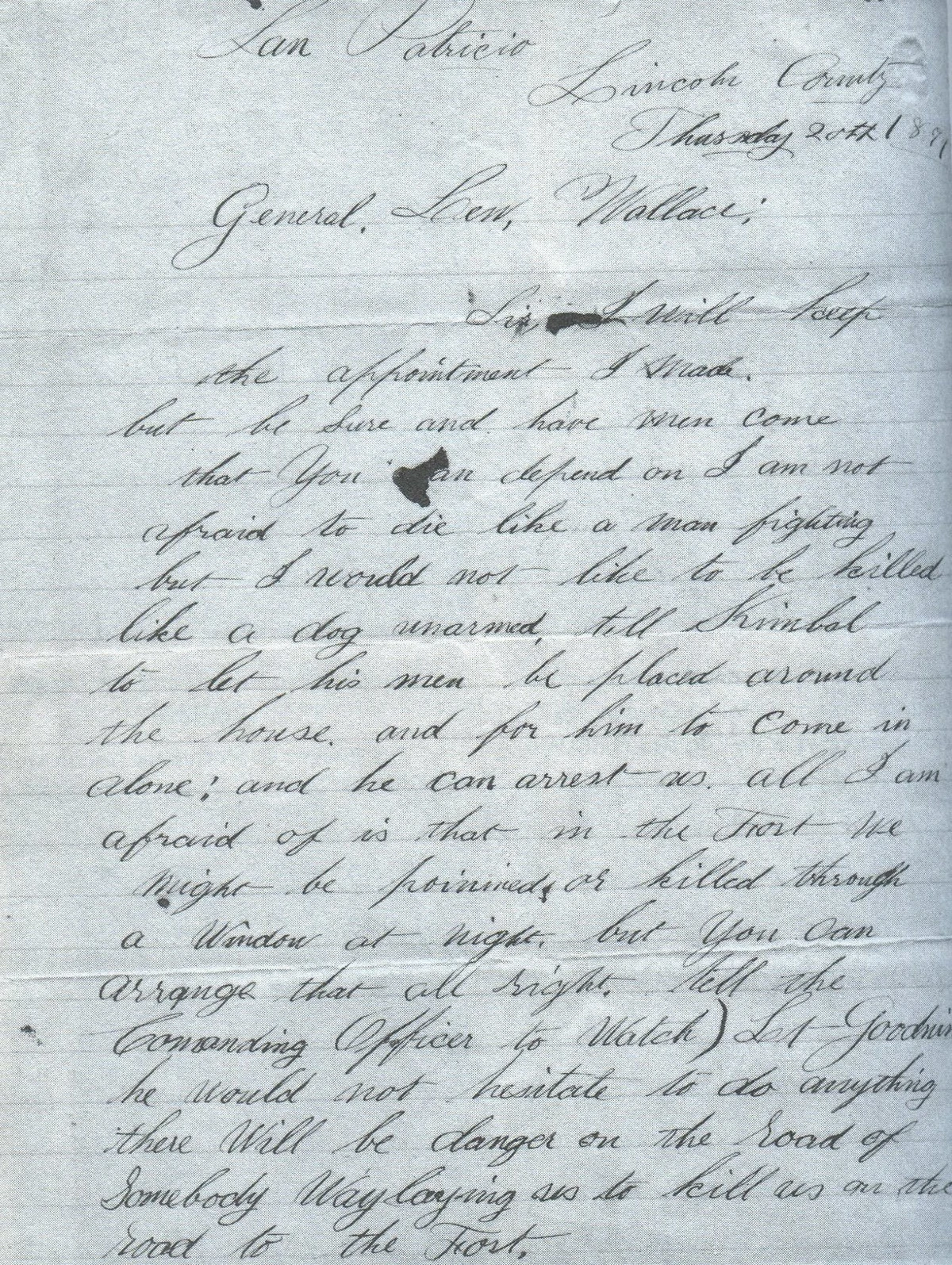 More Billy - Letters | BlazingYoungGuns Wiki | Fandom