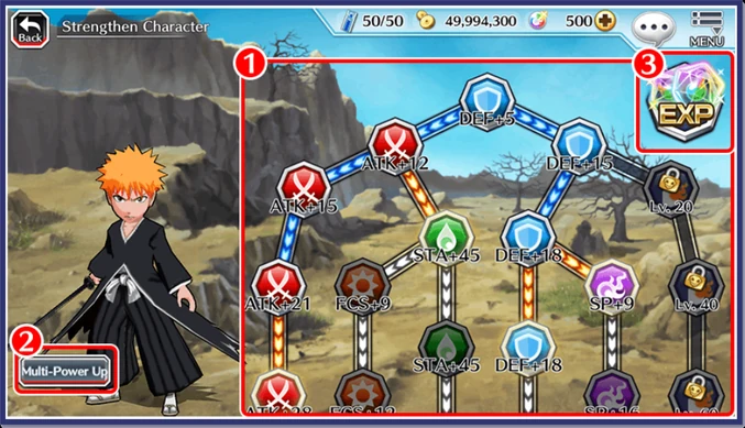 Guide: Character Growth | BLEACH Brave Souls Wiki | Fandom