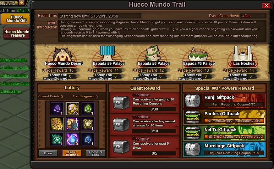 Hueco Mundo Trail | Bleach Gogames Wiki | Fandom