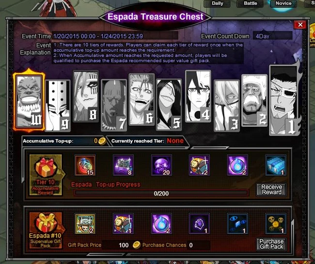 Espada Treasure Chest | Bleach Gogames Wiki | Fandom