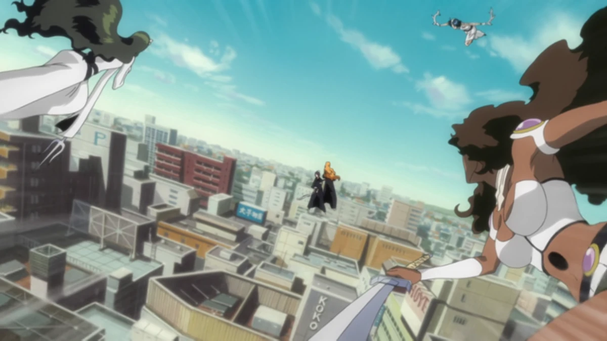 Rangiku Matsumoto and Momo Hinamori vs. Emilou Apacci, Franceska Mila ...