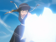 Senbonzakura, Crushed! Zangetsu Thrusts through the Sky | Bleach Wiki ...