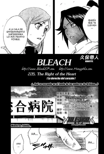 226. Right of My Heart | Bleach Wiki | Fandom