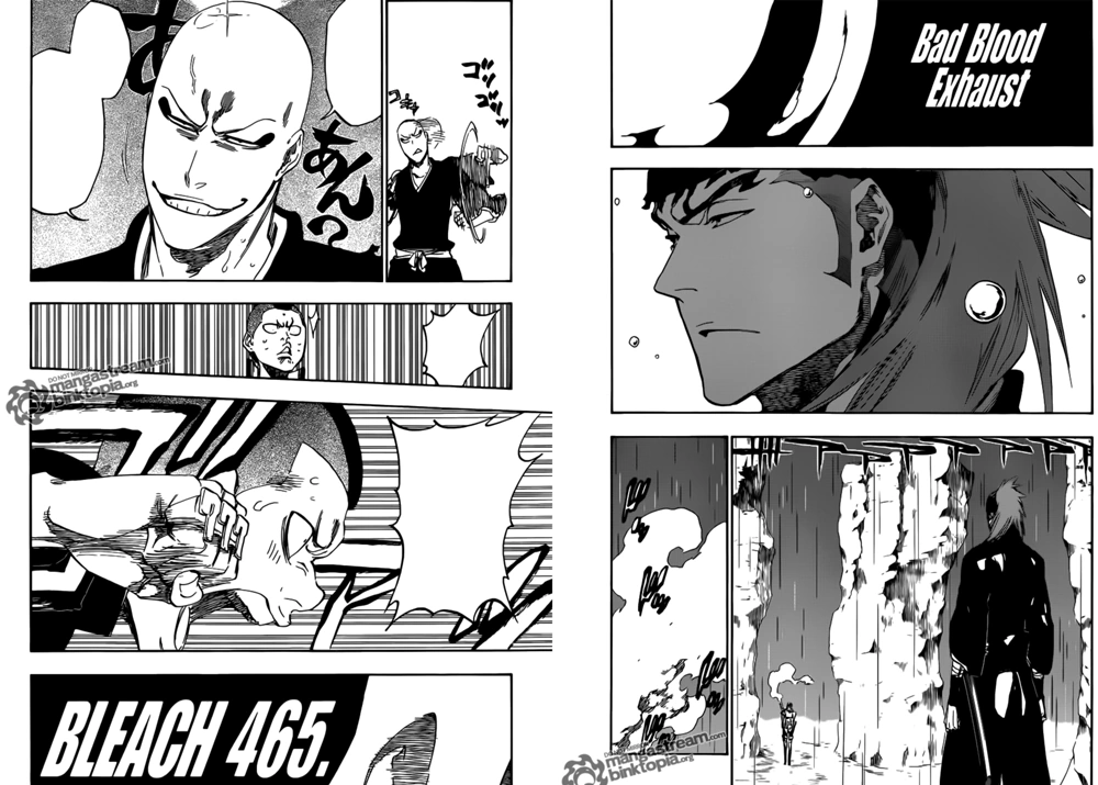 Bleach Chapter 465. Bad Blood Exhaust | Bleach Story Role-Play Wiki ...