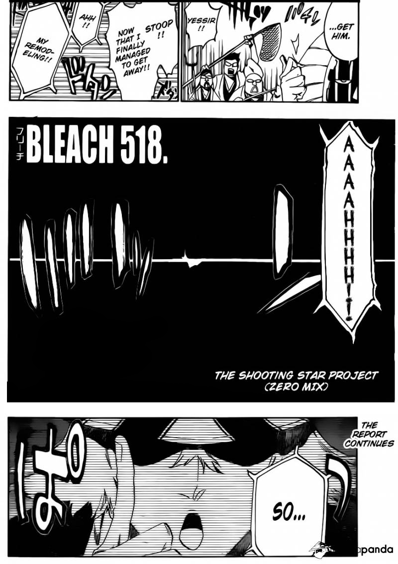 Bleach Chapter 518. The Shooting Star Project (ZERO MIX) | Bleach Story ...