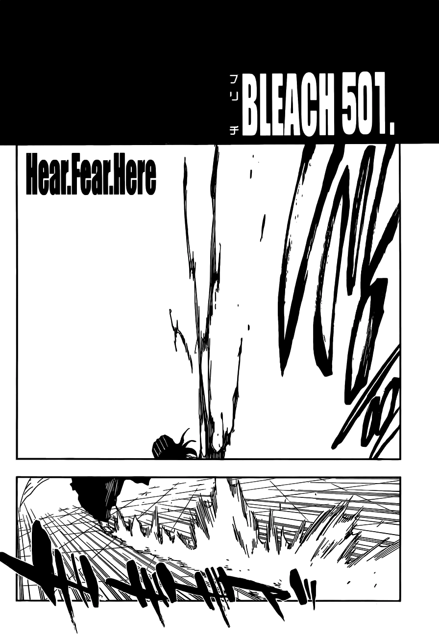 Kapitel 501: Hear.Fear.Here | Bleach Wiki | Fandom
