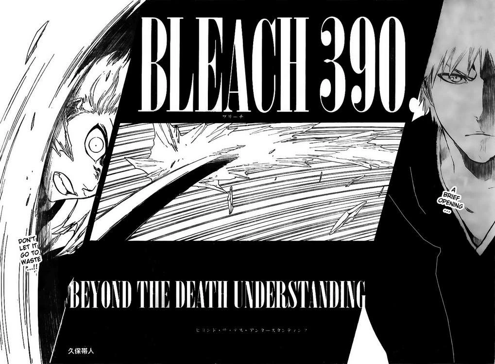 Kapitel 390: Beyond the Death Understanding | Bleach Wiki | Fandom