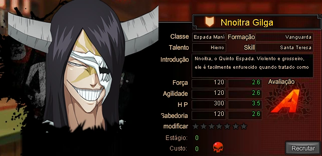 Nnoitra Gilga | Wiki Bleach X (Ultimate Bleach) | Fandom