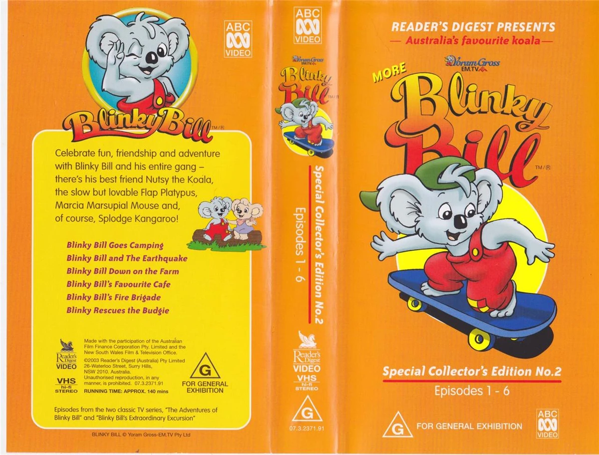 Blinky Bill - Special Collector's Edition Episodes 1-6 | Blinky Bill ...