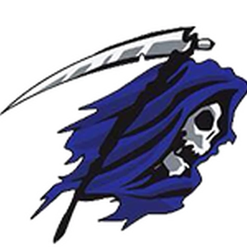 Grim Reaper Logo Blue