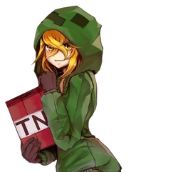 Exy (Creeper Girl) | BLN Roleplay Wiki | Fandom