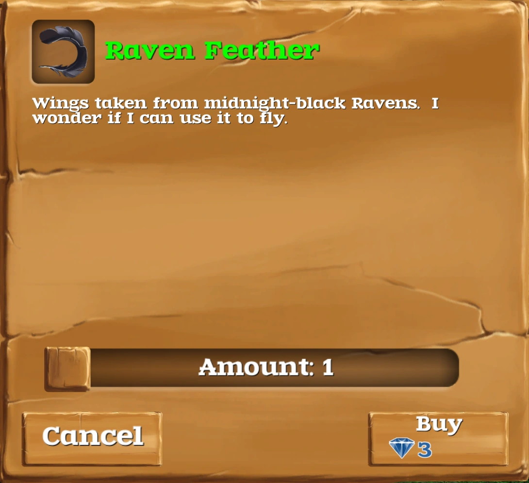 Raven Feather | Block Story Wiki | Fandom