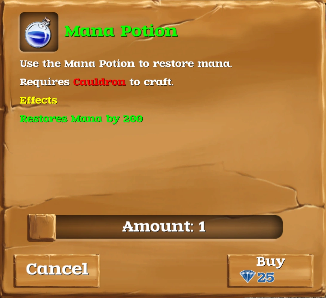 Mana Potion | Block Story Wiki | Fandom