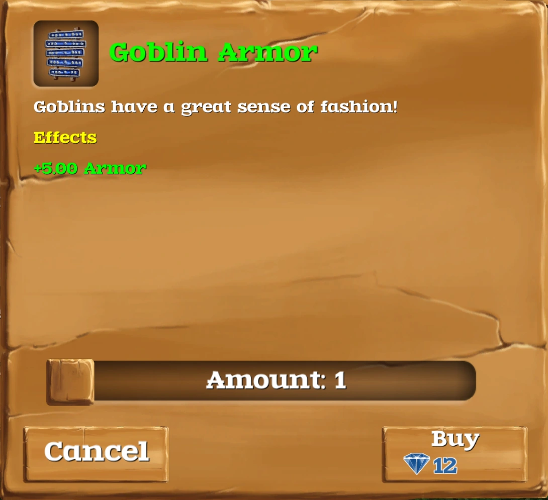 Goblin Armor | Block Story Wiki | Fandom