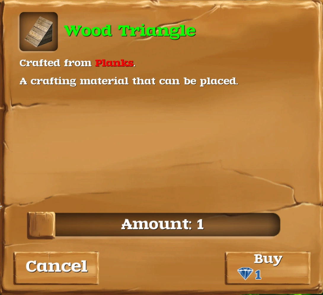 Wood Triangle | Block Story Wiki | Fandom