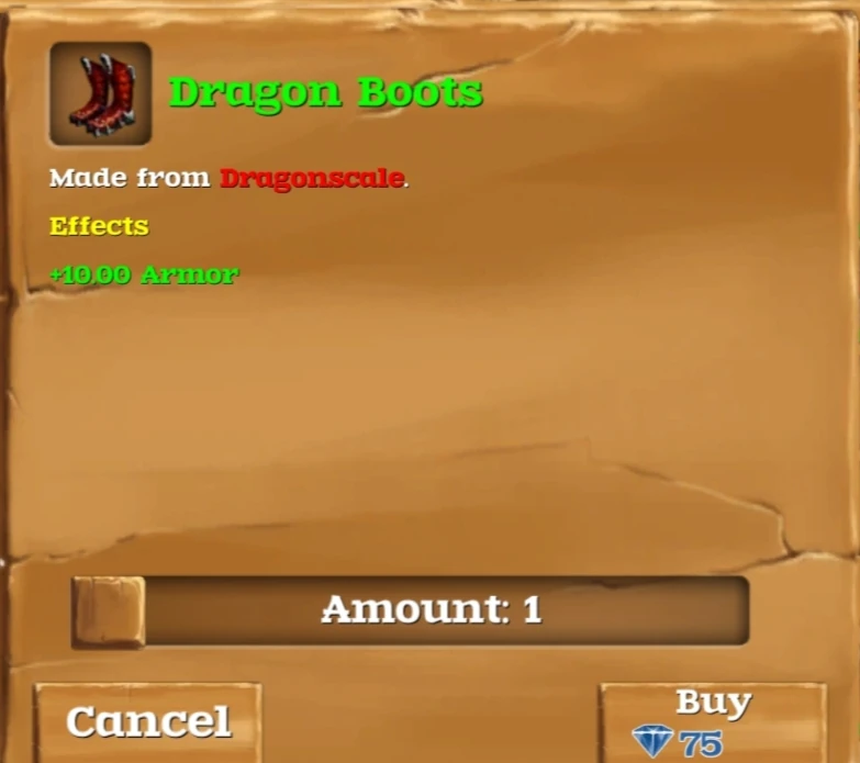 Dragon Boots | Block Story Wiki | Fandom