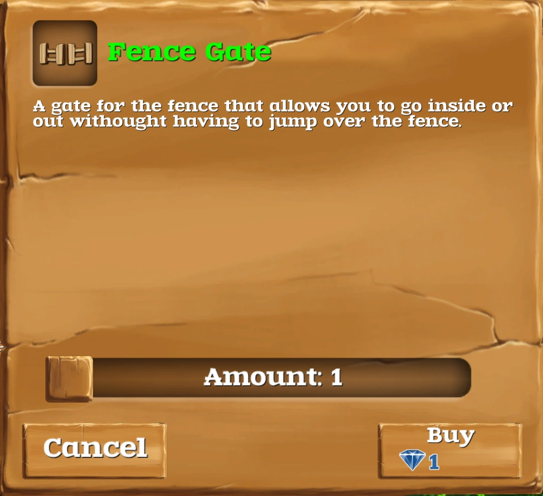 Fence Gate | Block Story Wiki | Fandom